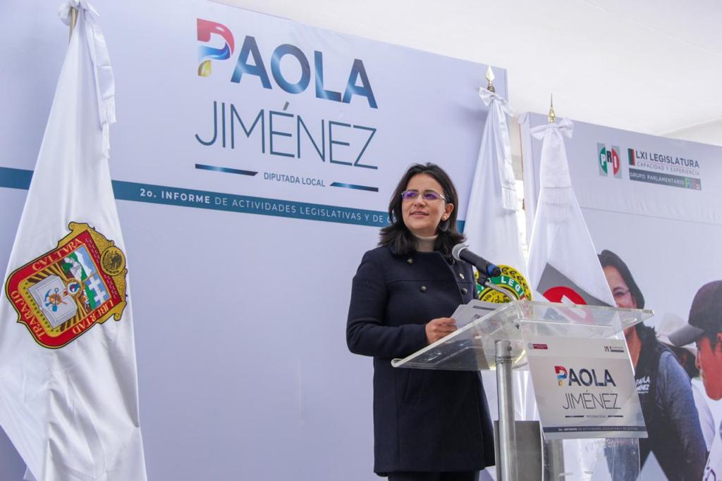 Diputada Paola Jiménez rinde su Segundo Informe de Actividades