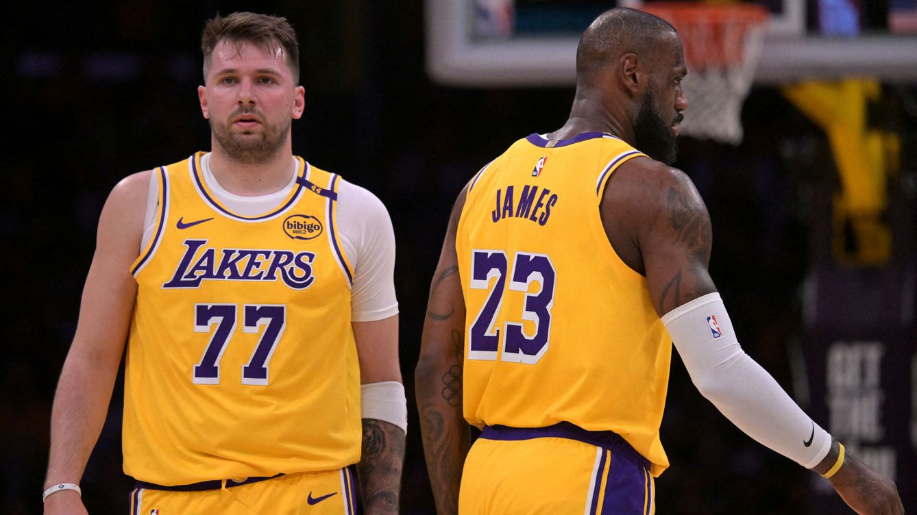 Luka Doncic debuta con los Lakers en una noche inolvidable
