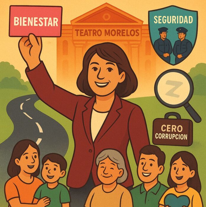 Delfina Gómez: un informe con promesas y realidades